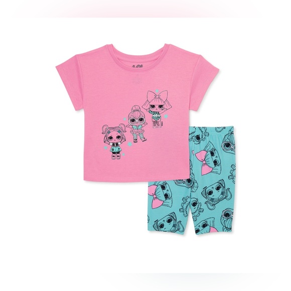 L.O.L. Surprise! | Pajamas | 362 Lol Surprise Girls Short Sleeve Pajama ...